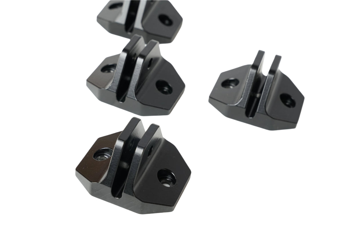 Billet Solid Cut Out Wing Stands For Voltex GT Wings (V2) - 275mm ...